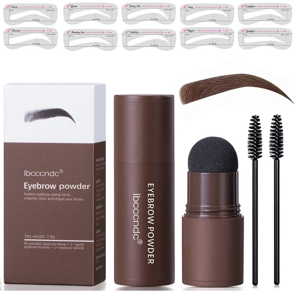 Makeup | Ibcccndc One Step Eyebrow Stamp Shaping Kit Reusable Brow ...